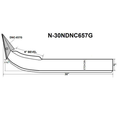 30″ Chrome Shank – Wasco Hardfacing Co