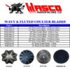Wavy Coulter Blades – Wasco Hardfacing Co
